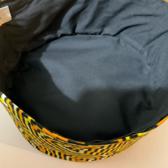 Hand Crafted | Accessories | Hand Crafted Kufi Kofi Hat Yellow Orange ...